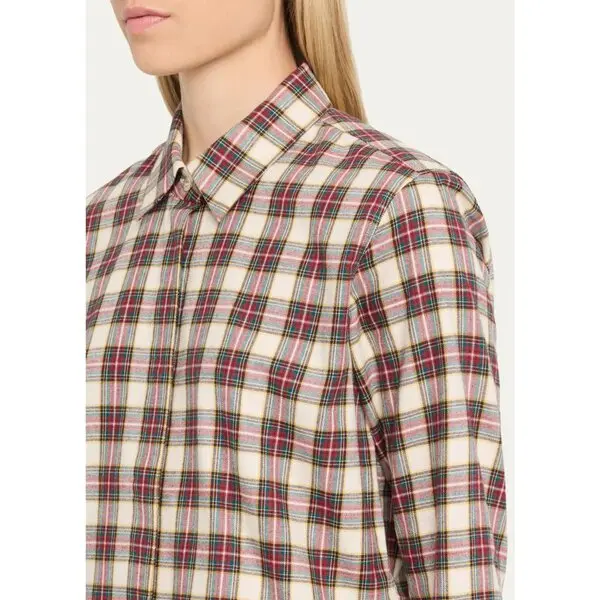 Dries Van Noten Check Cotton Flannel Button-down Shirt
