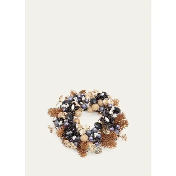 SALZBURG CREATIONS Haute Couture 4" Candle Ring Wreath