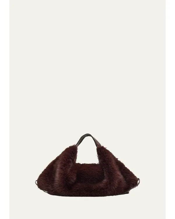 3.1 Phillip Lim Luna Medium Faux Fur Shoulder Bag