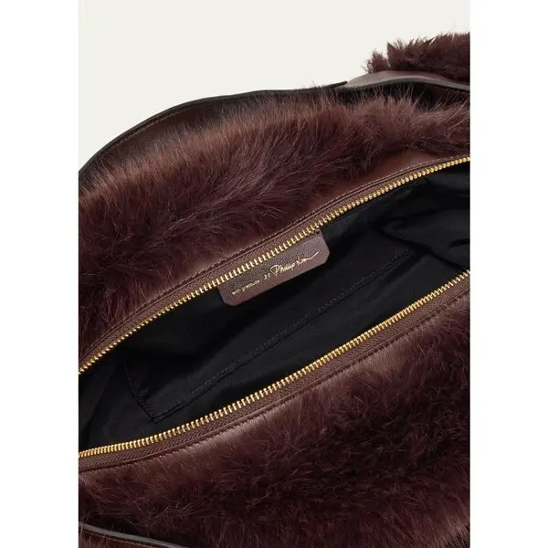 3.1 Phillip Lim Luna Medium Faux Fur Shoulder Bag