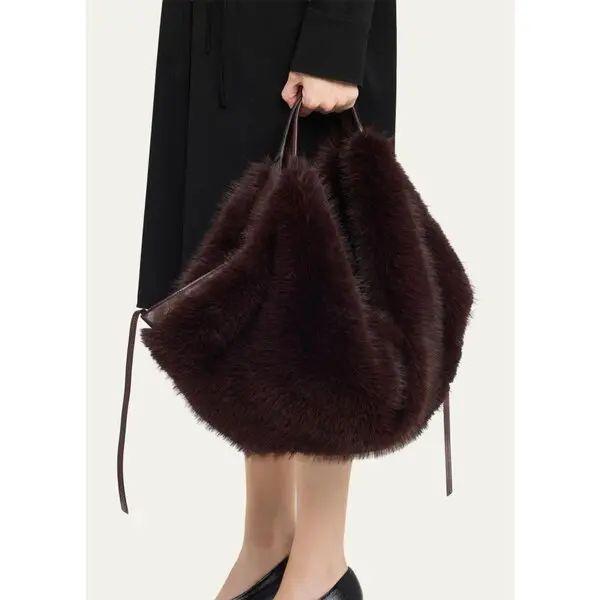 3.1 Phillip Lim Luna Medium Faux Fur Shoulder Bag