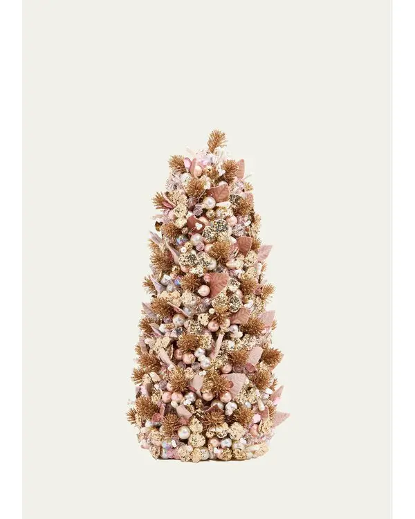 SALZBURG CREATIONS Fashionista 18" Tabletop Christmas Tree - Multi