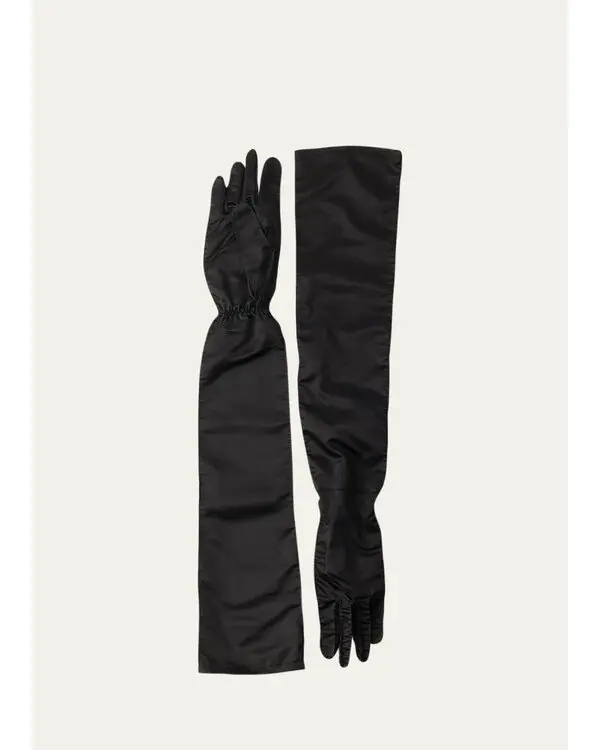 Prada Long Silk Gloves