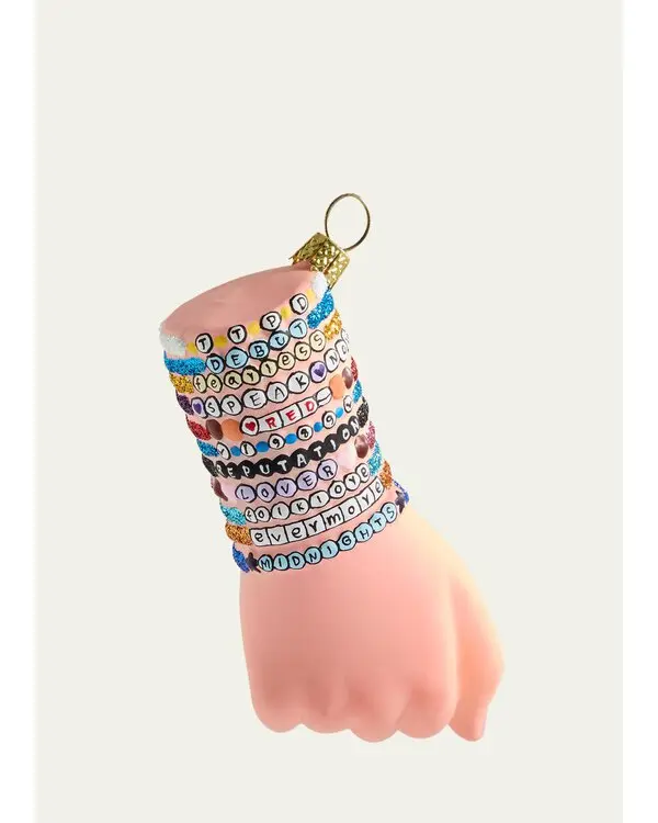 CODY FOSTER & CO Swiftie Friendship Bracelets Christmas Ornat - Multi