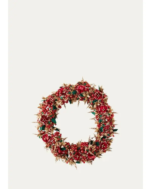 SALZBURG CREATIONS Shining Elegance 20" Wreath