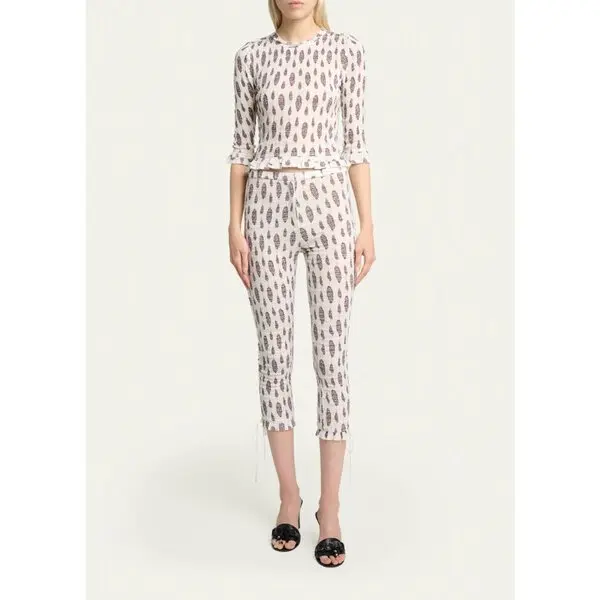 Isabel Marant Étoile Arie Smocked Gauze Open-back Top