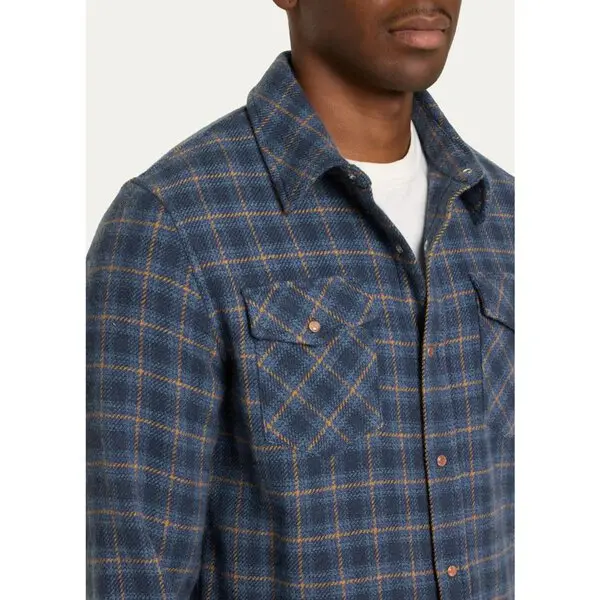 GOD'S TRUE CASHMERE Checked Cashmere Shirt