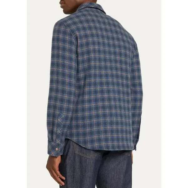 GOD'S TRUE CASHMERE Checked Cashmere Shirt