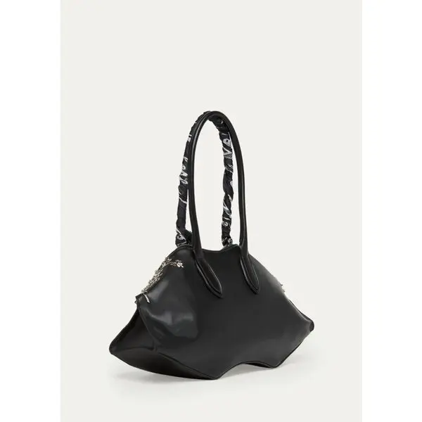 Alexander McQueen Manta Ott 2.0 Beaded Leather Shoulder Bag