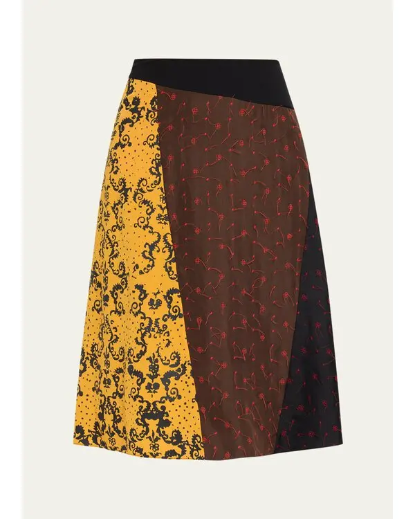6397 Scraps Knee-length Skirt