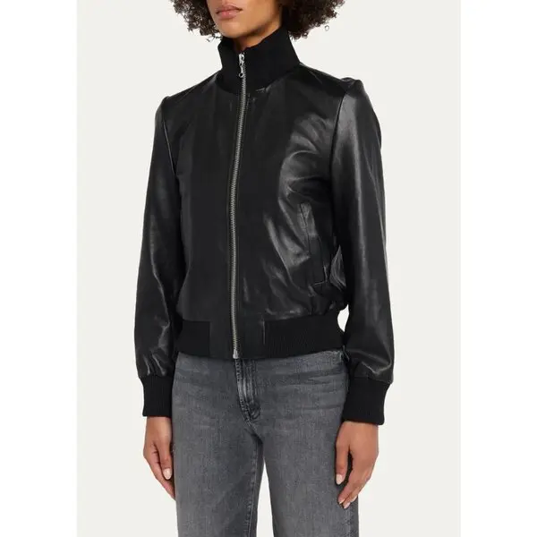 Sprwmn Jil Leather Bomber Jacket