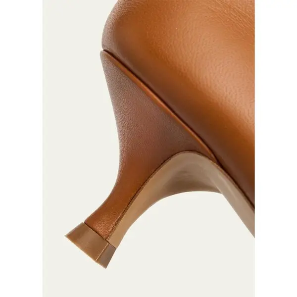 Le Monde Beryl 25mm Leather Kitten-heel Pumps