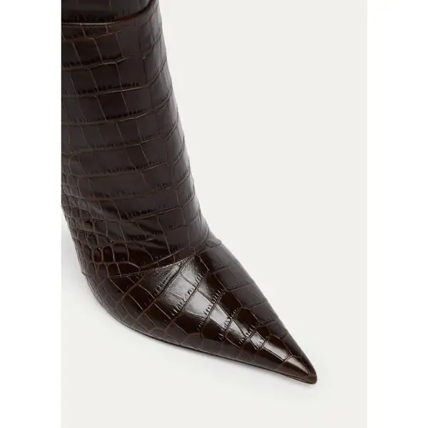 TOM FORD Vertigo 105mm Croc-embossed Leather Boots