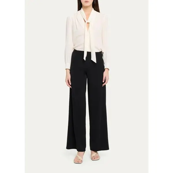 Christopher Esber Crepe Wide-leg Trousers