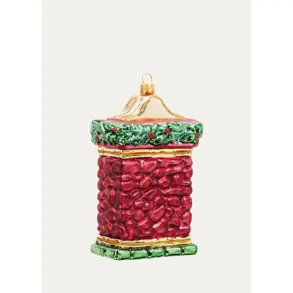 JOHN HURAS Glass Fireplace Ornat