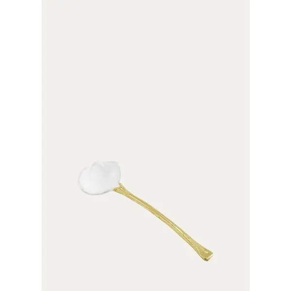 Michael Aram Butterfly Ginkgo Gold Caviar Dish With Spoon