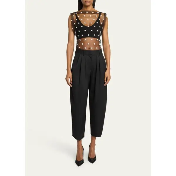 Isabel Marant Étoile Janice Pleated Wool Pants