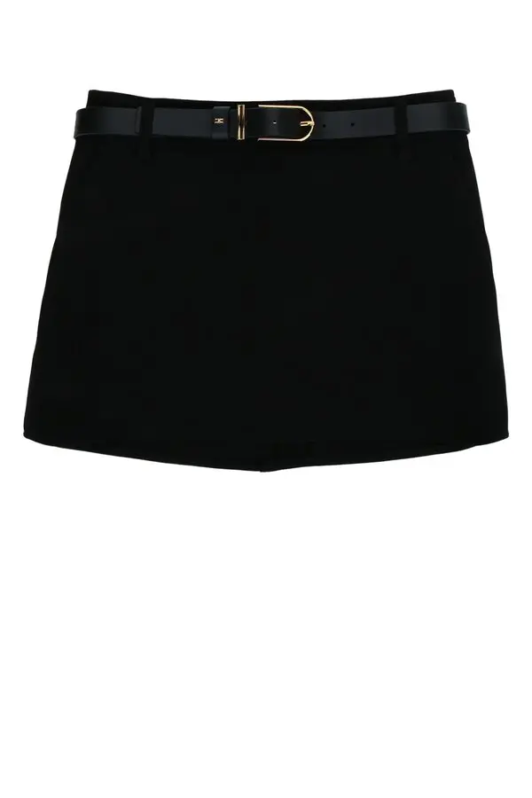 Elisabetta Franchi Mini Skirt With Belt