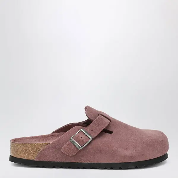 BIRKENSTOCK Pepper Mini Suede Boston Clog With Anatomically Shaped Footbed