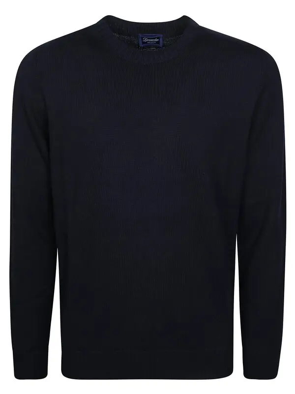 DRUMOHR Cozy Merino Wool Sweater - Blu