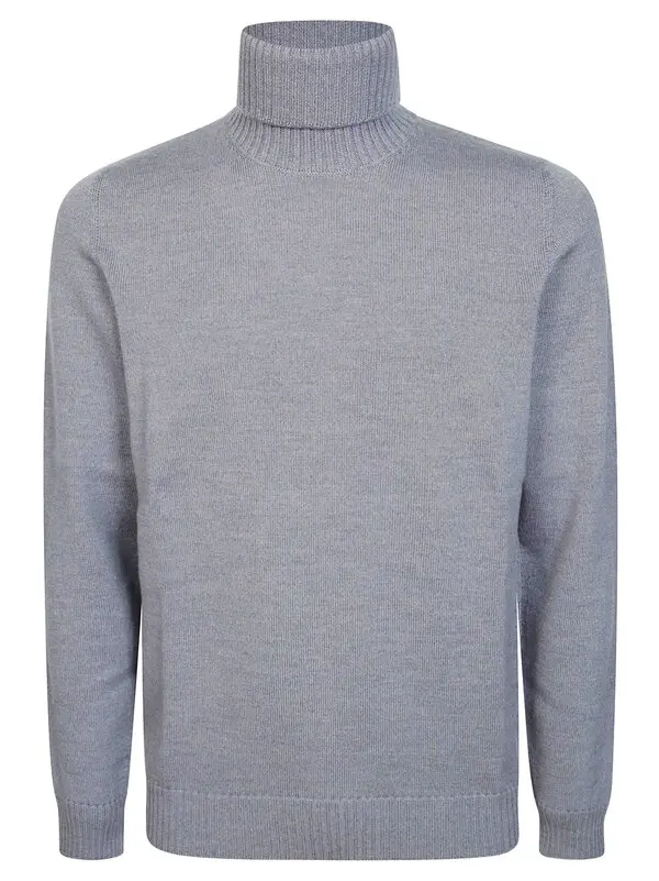 DRUMOHR Fine-gauge Merino Wool Turtleneck Sweater - Nero