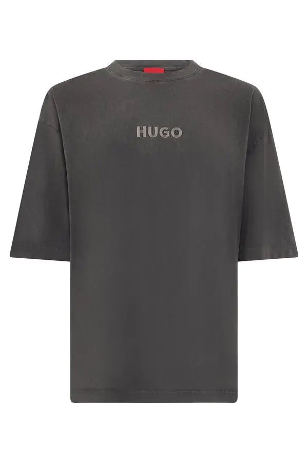 BOSS Regular-fit Short-sleeve T-shirt With Discreet Chest Logo