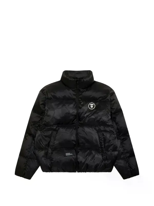 AAPE BY *A BATHING APE Aapenow Moonface Camo-print Jacket - Black
