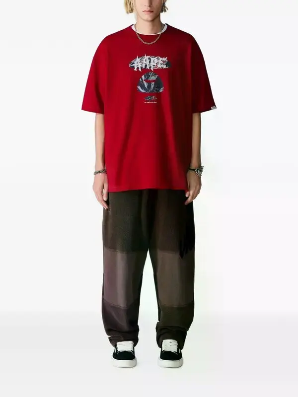 AAPE BY *A BATHING APE Aapeunvs Embroidered Track Pants