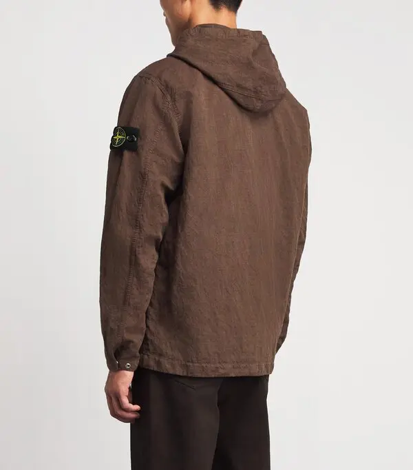 Stone Island Cotton-blend Hooded Jacket