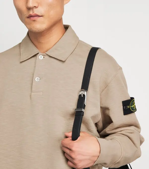 Stone Island Cotton Polo Sweater