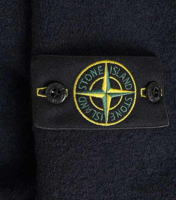 Stone Island Virgin Wool Cardigan