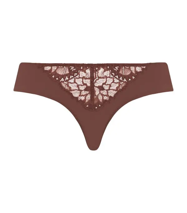 Hanro Azelia Mini Briefs - Brown