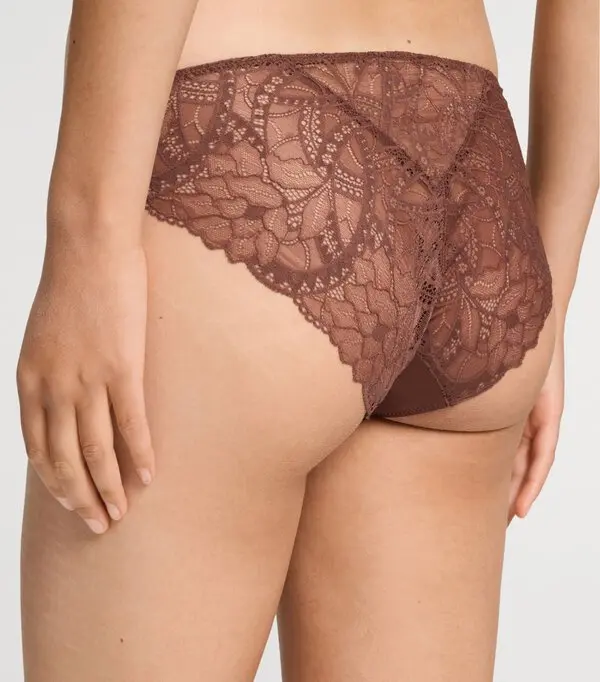 Hanro Azelia Mini Briefs - Brown