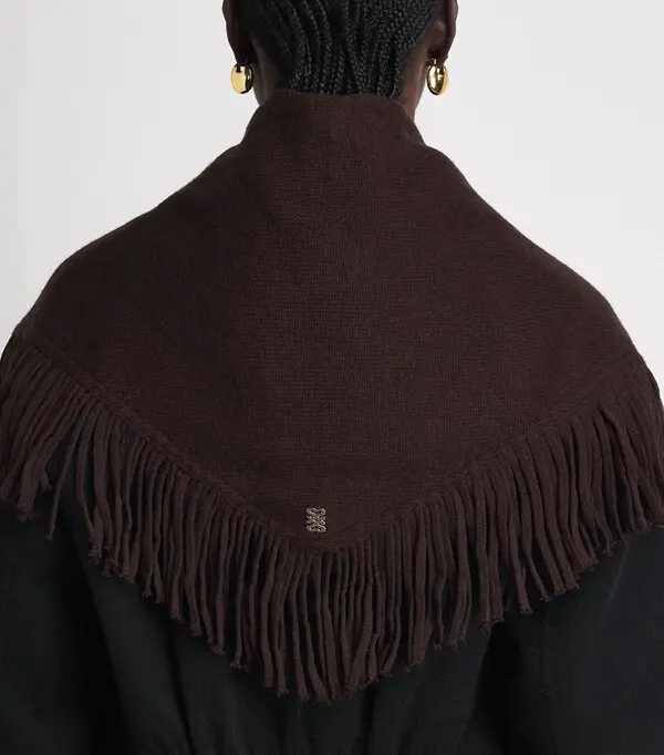 Sandro Wool-cashmere Fringe Scarf