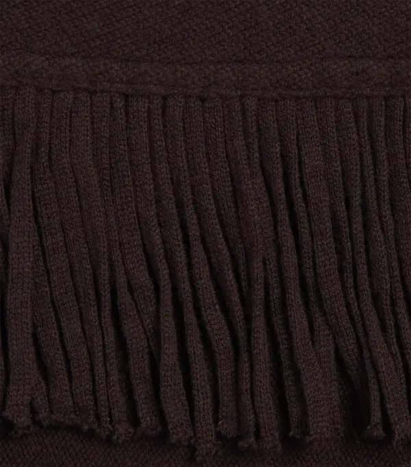 Sandro Wool-cashmere Fringe Scarf