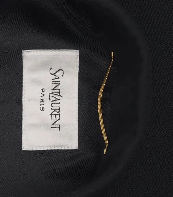 Saint Laurent Wool-silk Double-breasted Blazer