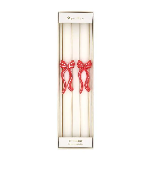 MERI MERI Stripe Bow Table Candles