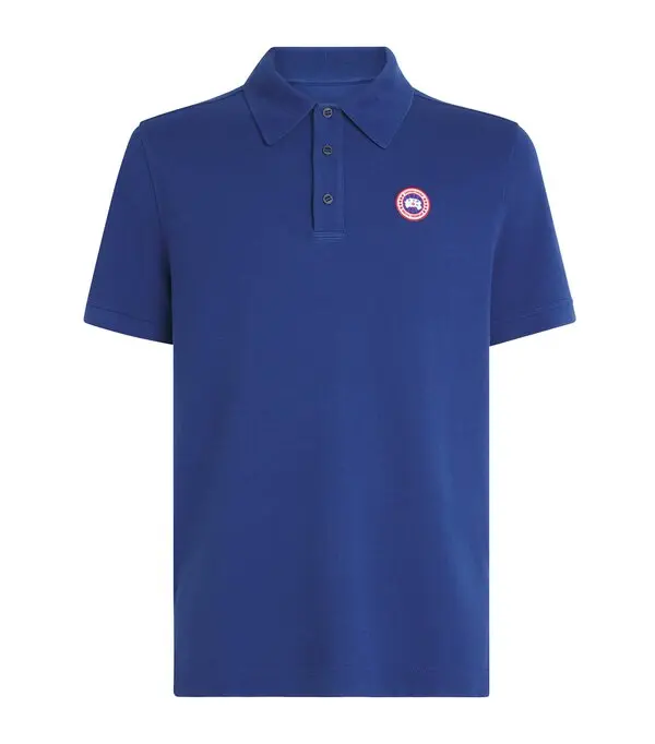 Canada Goose Cotton Logo Beckley Polo Shirt - Navy