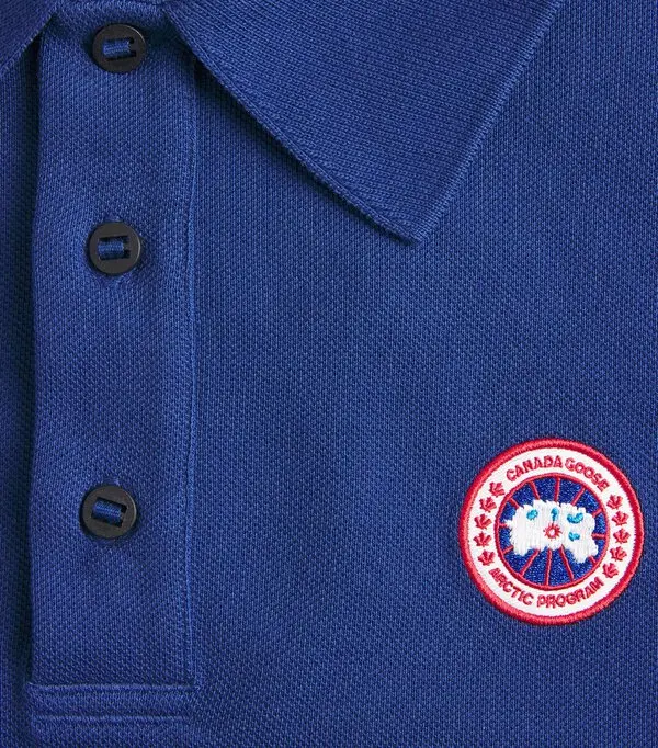 Canada Goose Cotton Logo Beckley Polo Shirt - Navy