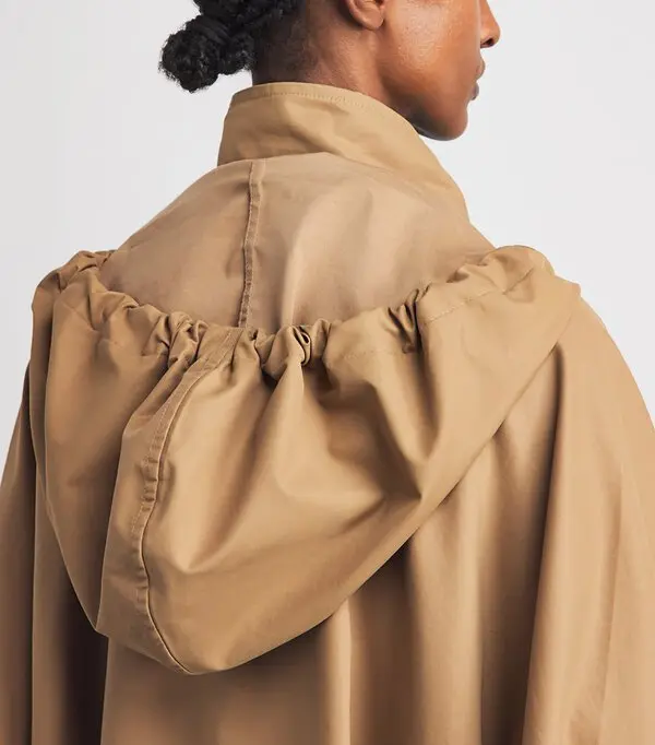Eskandar Cotton-blend Hooded Raincoat
