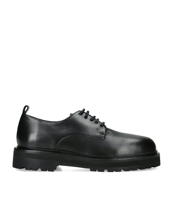 Studio Nicholson Leather Jackson Derby Shoes - Black