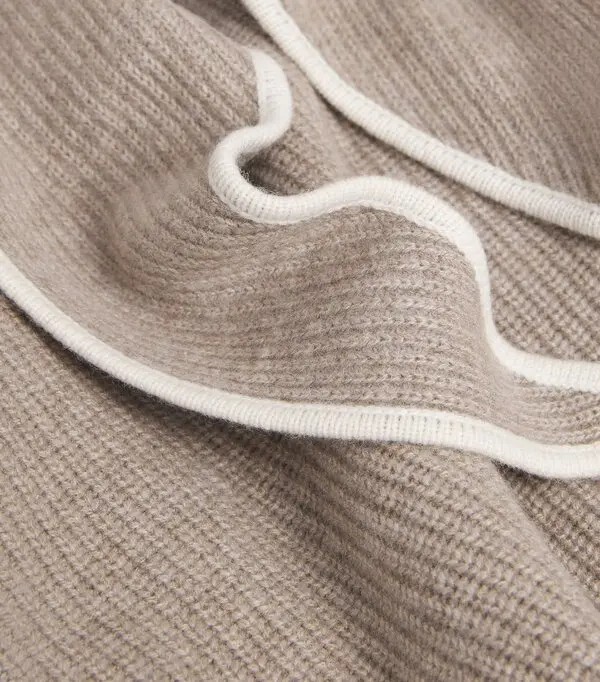 Sandro Wool-cashmere Bandana Sweater - Brown
