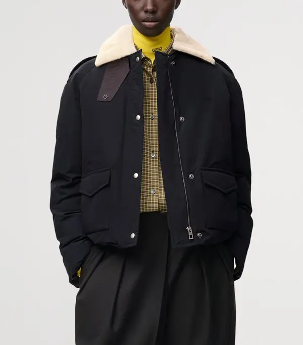 Loewe Technical Shearling-collar Jacket