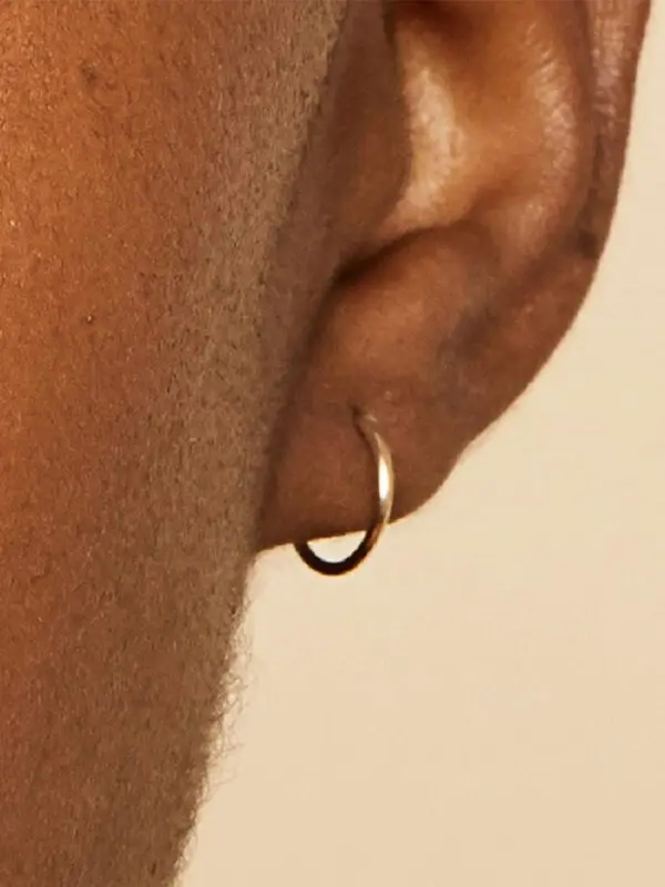 ORADINA 14k Easy Day Petite Hoops