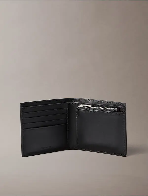 Calvin Klein Graphic Logo Billfold Coin Wallet