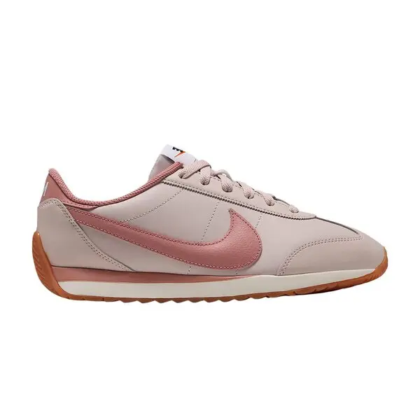 Nike Wmns Pacific Leather 'silt Gum Medium Brown - Red