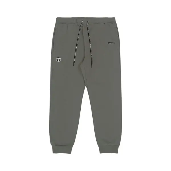 AAPE Moonface Fleece Sweatpants 'khaki/grey
