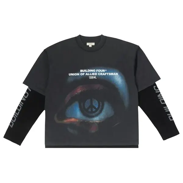 BLDG4 Joisted Short-sleeve Knit T-shirt