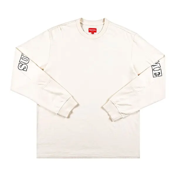 Supreme Cutout Sleeves Long-sleeve Top 'natural
