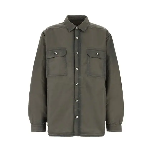 Rick Owens Jumbo Outershirt 'dark Dust - Brown